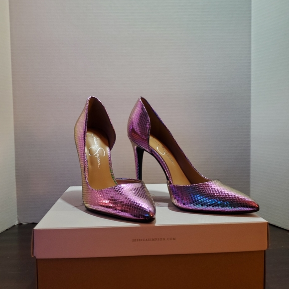 Jessica Simpson | Shoes | Jessica Simpson Mermaid Iridescent Reptile ...